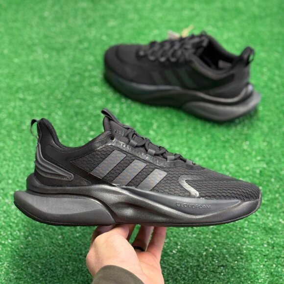 adidas | Shoes | Adidas Alphabounce Plus Black Carbon Mens Running ...